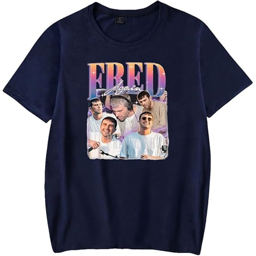 Fred Again Logo Merch T-Shirt Women/Men Summer Cosplay Tshirt ...