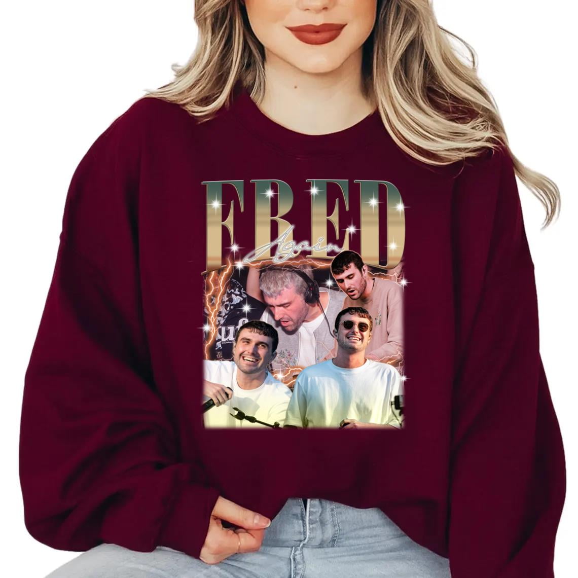 Fred Again Vintage DJ Producer Electronic Music Actual Life Tour Merch ...