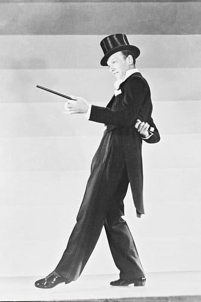 Fred Astaire Iconic Top Hat Tap Dancing 24x36 Poster - Walmart.com