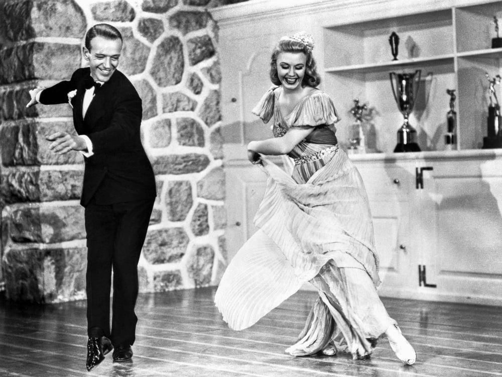 Fred Astaire and Ginger Rogers Ballroom Dancing and smiling Photo Print ...