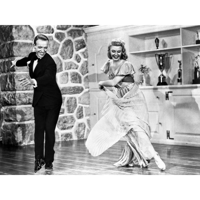 Fred Astaire and Ginger Rogers Ballroom Dancing and smiling Photo Print ...