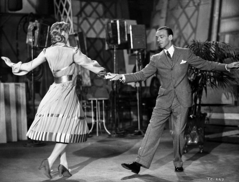 Fred Astaire and Ginger Rogers Dancing Hand in Hand Photo Print (8 x 10 ...