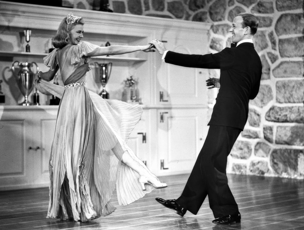 Fred Astaire and Ginger Rogers Dancing in Wooden Floor Photo Print (8 x ...