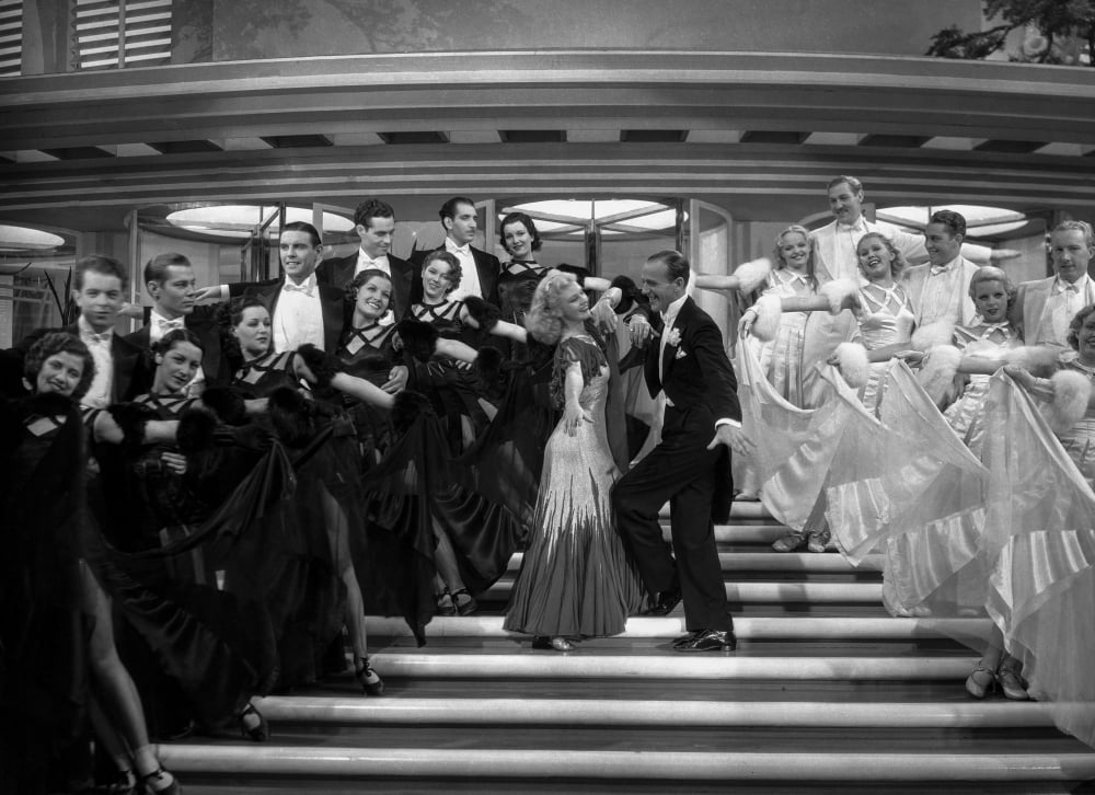 Fred Astaire and Ginger Rogers Dancing on Stairs Photo Print (8 x 10 ...