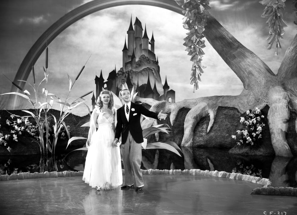 Fred Astaire and Ginger Rogers Walking on Stage Photo Print (24 x 30 ...