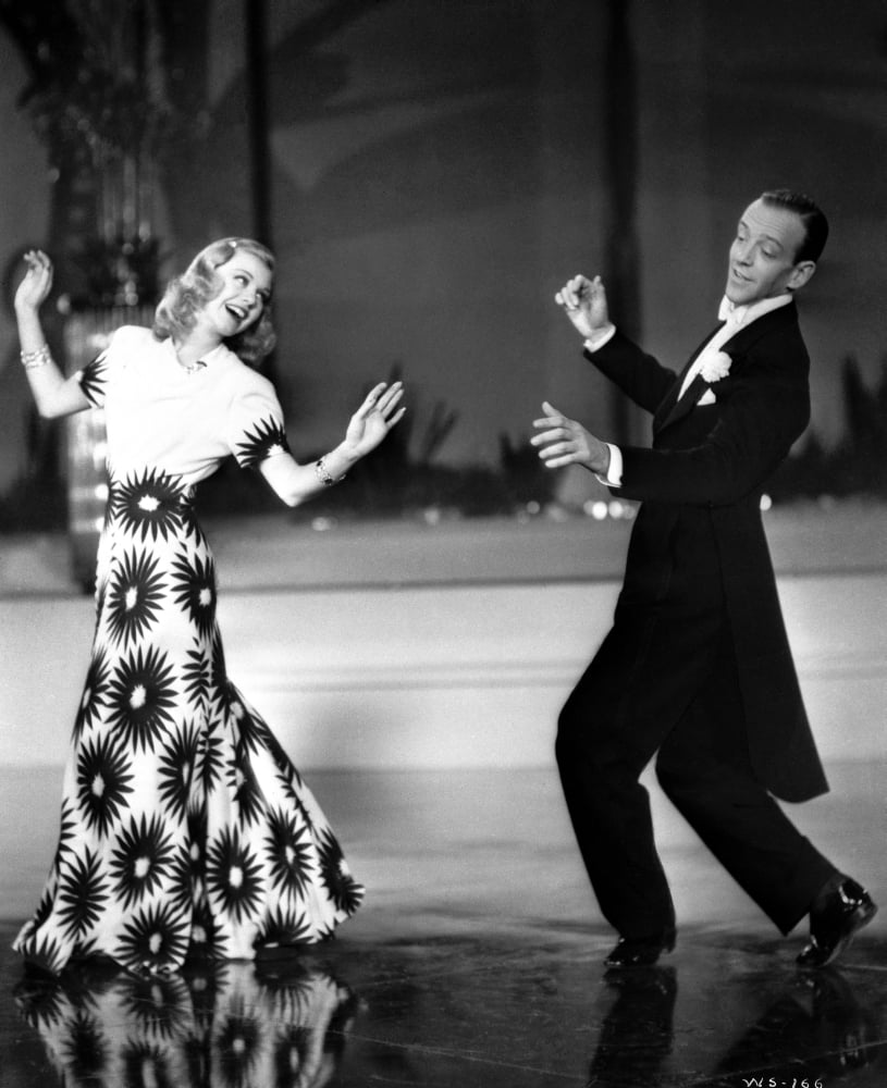 Fred Astaire and Ginger Rogers dancing on stage Photo Print (24 x 30 ...
