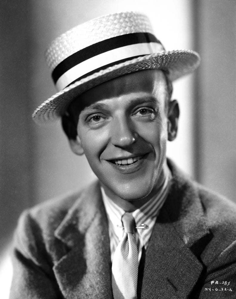 Fred Astaire smiling in Black and White Portrait Photo Print (8 x 10 ...