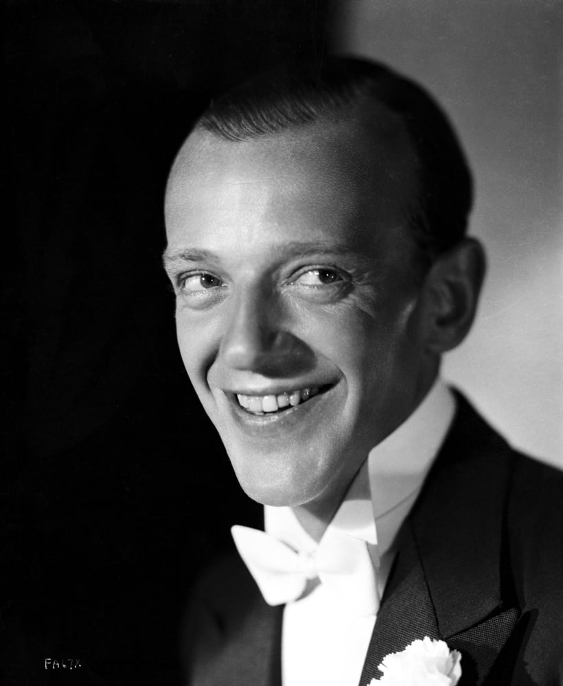 Fred Astaire smiling in White Bow Tie Photo Print (24 x 30) - Walmart.com