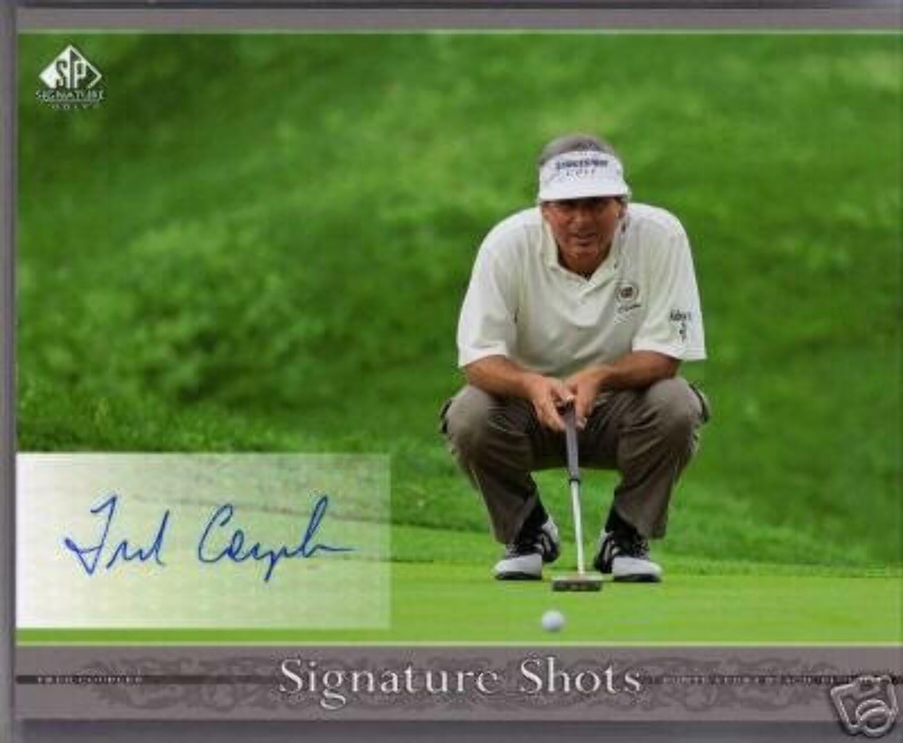 Fred Couples certified autograph 2005 SP Signature Golf 8x10 photo card ...