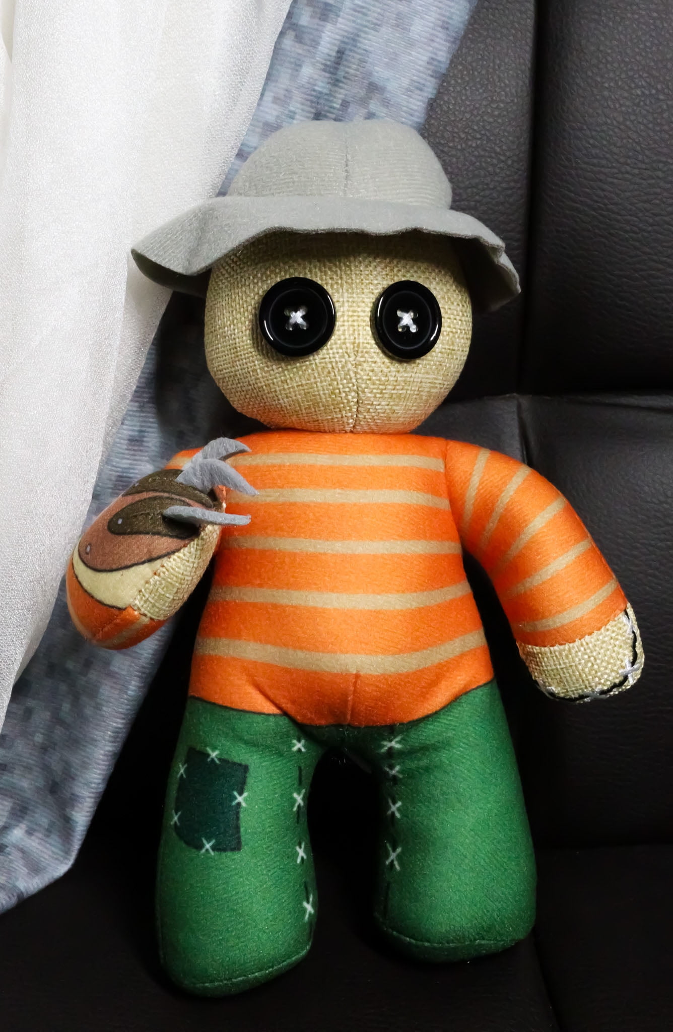 Fred Freddy Krueger Pinheadz Monster Villain With Voodoo Stitches Plush Toy Doll - Walmart.com