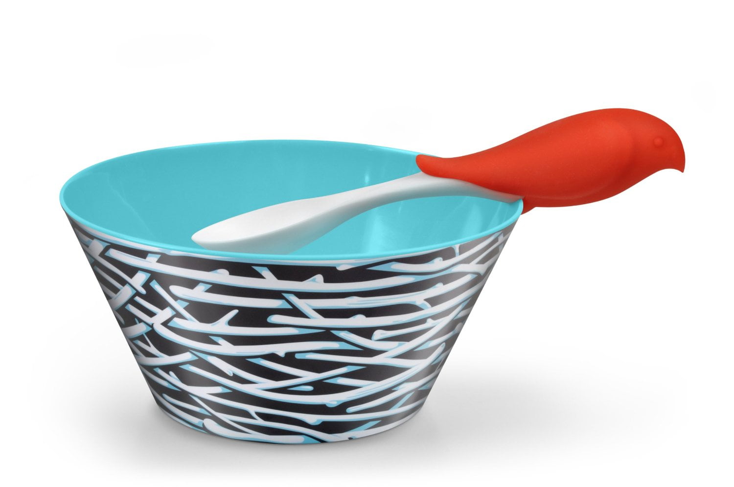 Fred & Friends BIRD FEED Kids' Bowl and Spoon Set - Walmart.com