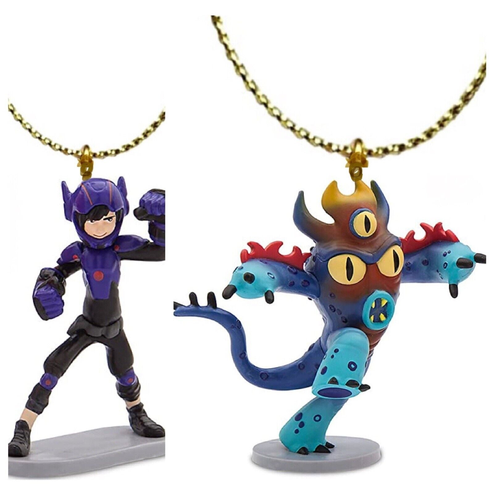 Fred & Hiro Hamada PVC Ornament Figurine Figure Charm 3” Dangler Big ...