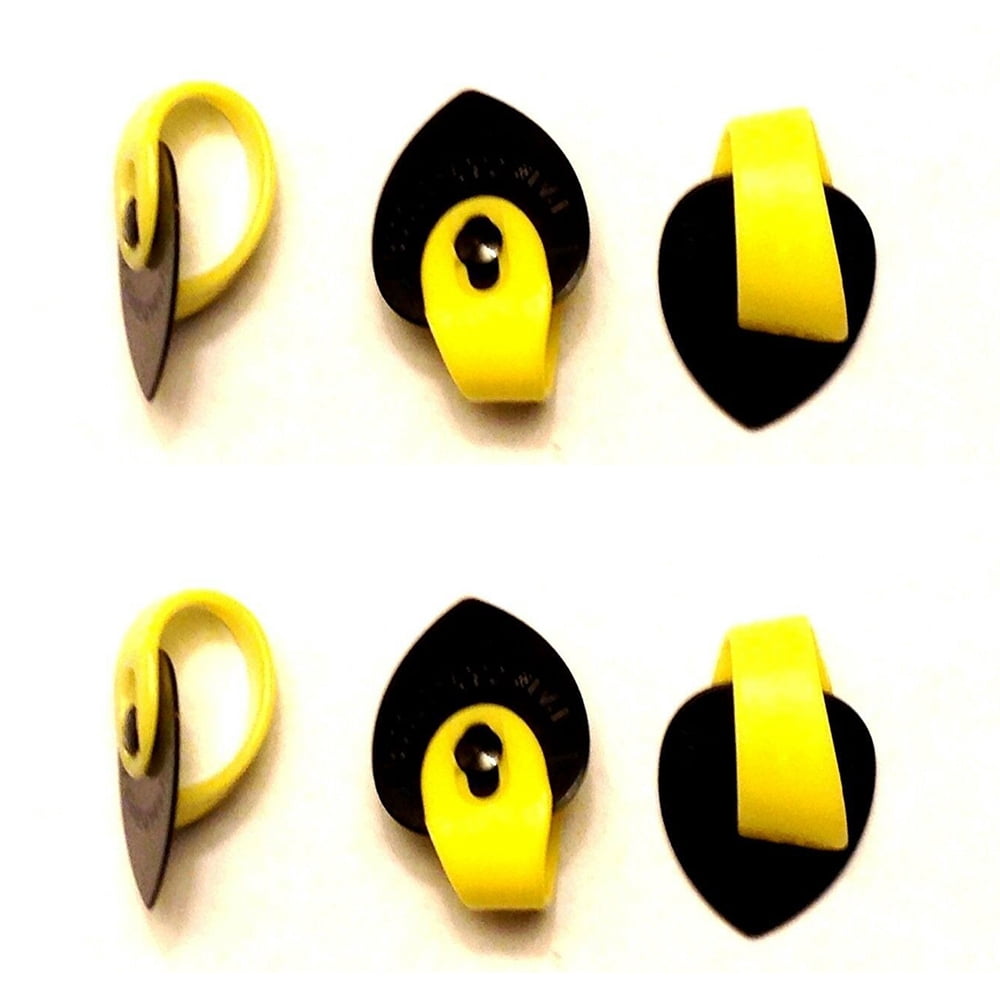 Fred Kelly Picks 6 Pack Thumb Bumblebee Jazz Teardrop Medium - Walmart.com