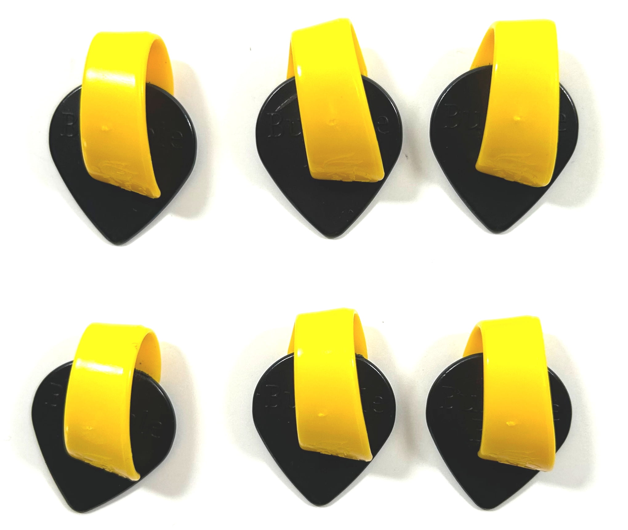 Fred Kelly Picks Bumblebee Combo Jazz Extra Heavy 6 Picks - Walmart.com