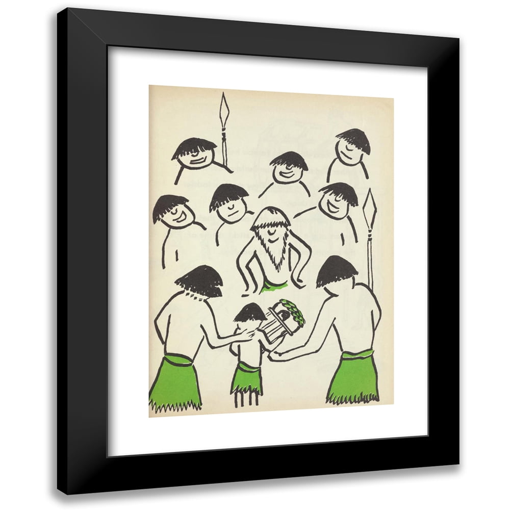 Fred Ketchum 11x14 Black Modern Framed Museum Art Print Titled - Stick ...