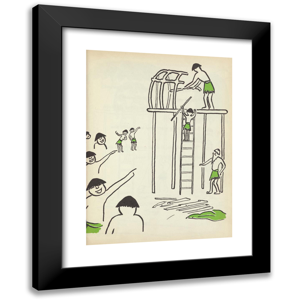 Fred Ketchum 11x14 Black Modern Framed Museum Art Print Titled - Stick ...