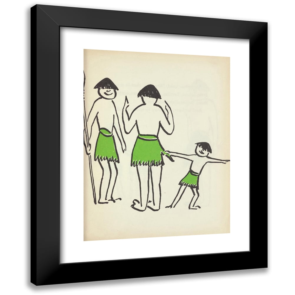 Fred Ketchum 14x18 Black Modern Framed Museum Art Print Titled - Stick ...