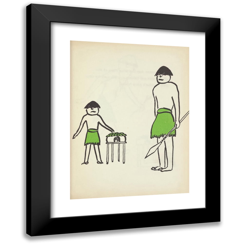 Fred Ketchum 14x18 Black Modern Framed Museum Art Print Titled - Stick ...