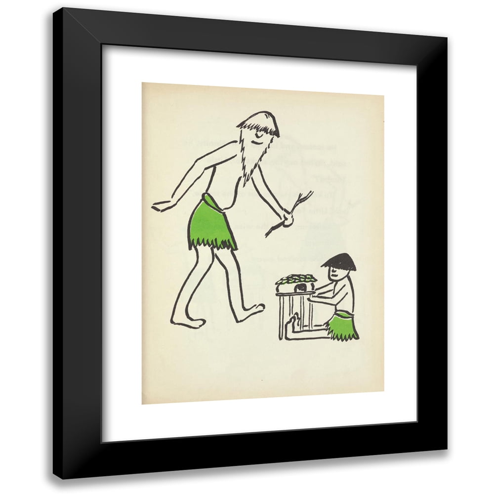 Fred Ketchum 14x18 Black Modern Framed Museum Art Print Titled - Stick ...