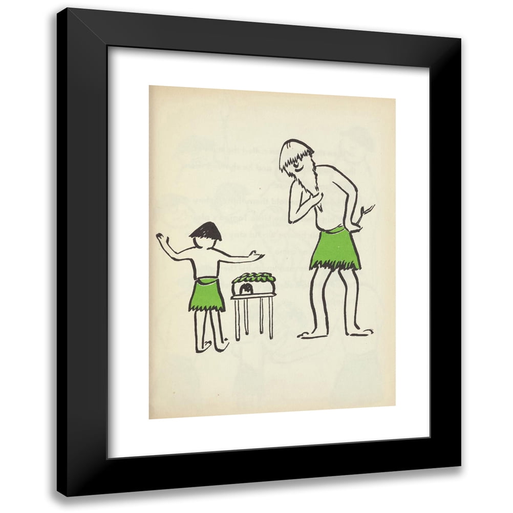 Fred Ketchum 14x18 Black Modern Framed Museum Art Print Titled - Stick ...