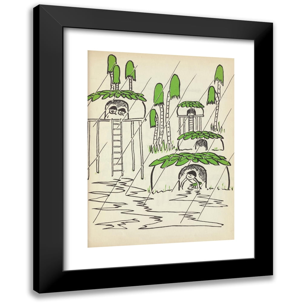 Fred Ketchum 14x18 Black Modern Framed Museum Art Print Titled - Stick ...