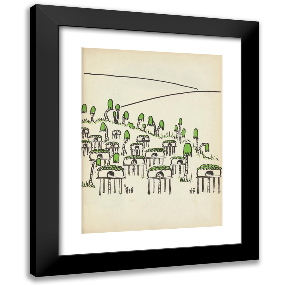 Fred Ketchum 14x18 Black Modern Framed Museum Art Print Titled - Stick ...