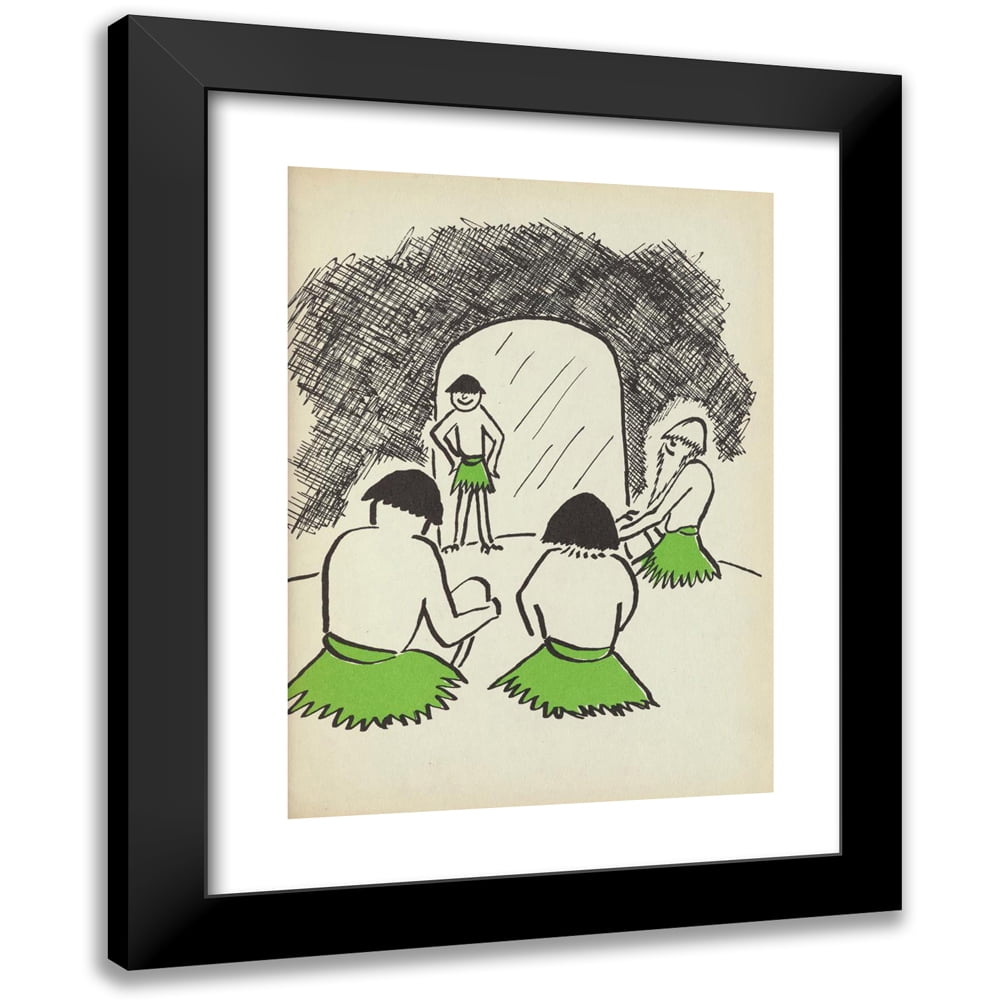 Fred Ketchum 14x18 Black Modern Framed Museum Art Print Titled - Stick ...