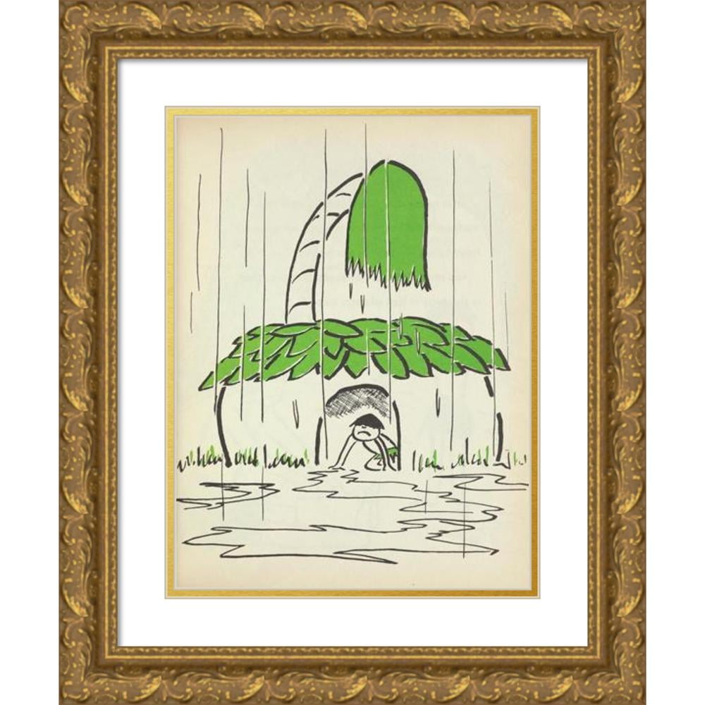 Fred Ketchum 14x18 Gold Ornate Wood Frame and Double Matted Museum Art ...