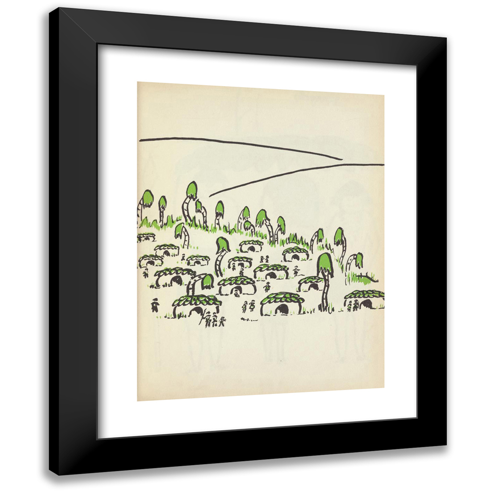 Fred Ketchum 15x18 Black Modern Framed Museum Art Print Titled - Stick ...