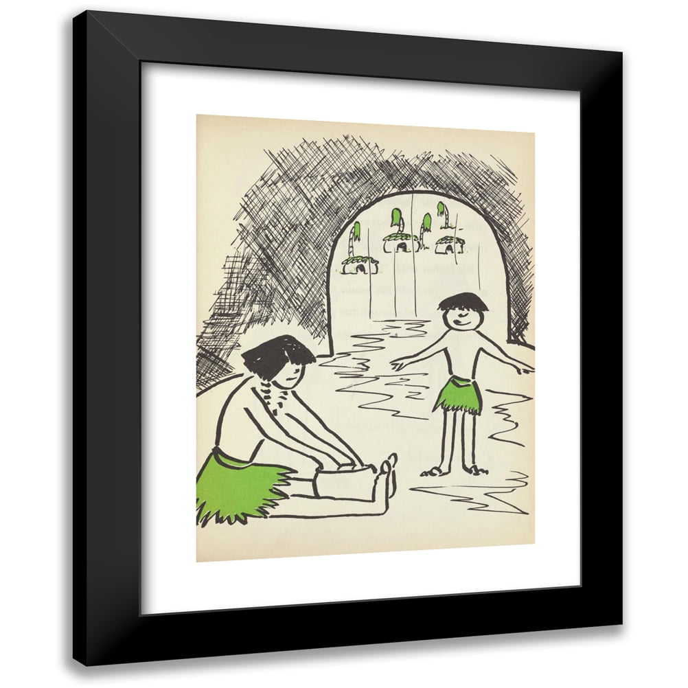 Fred Ketchum 19x24 Black Modern Framed Museum Art Print Titled - Stick ...