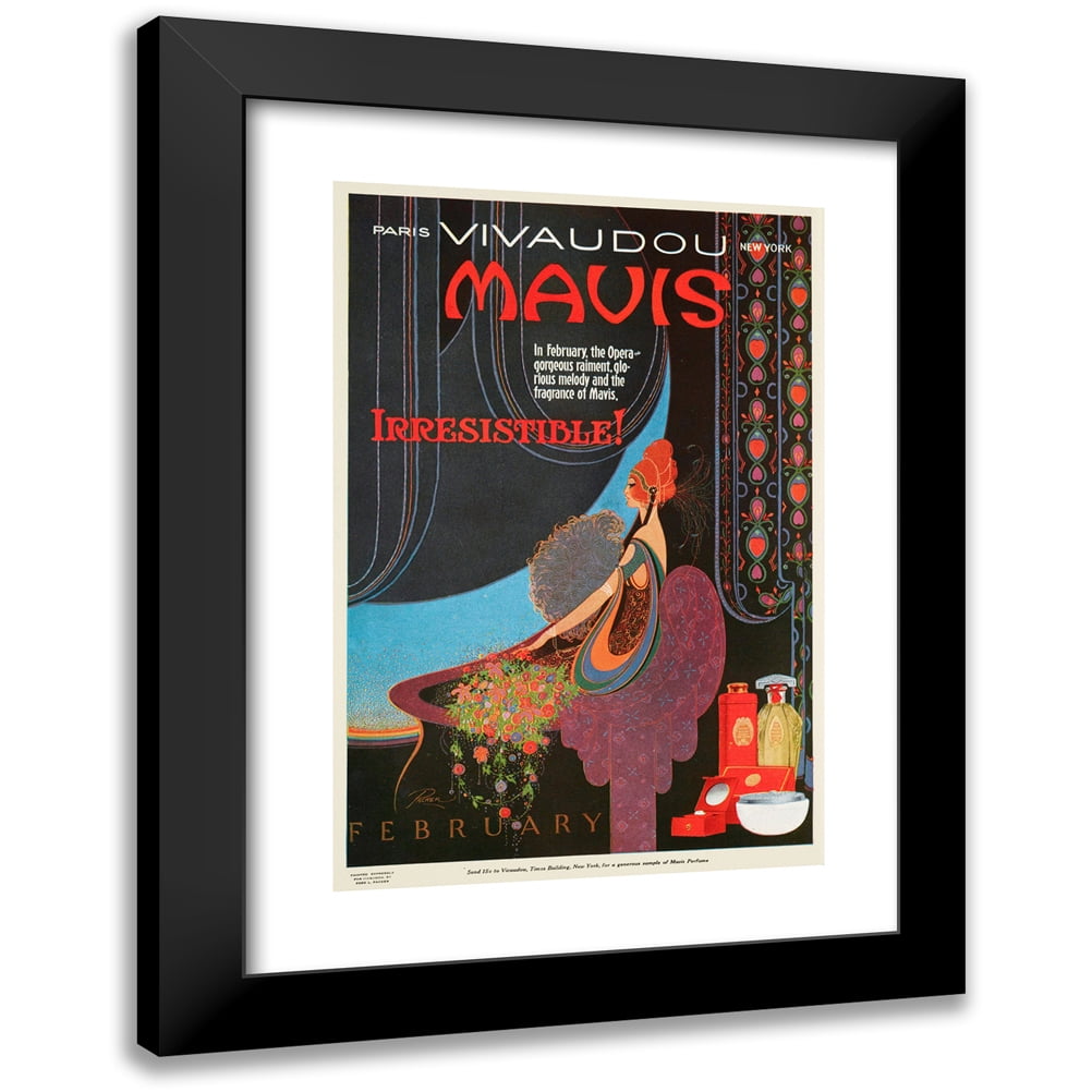 Fred L. Parker 17x24 Black Modern Framed Museum Art Print Titled ...