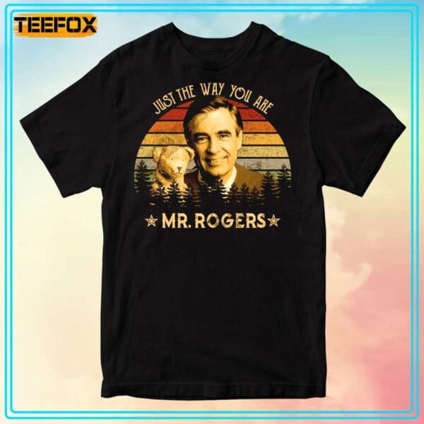 Fred Rogers Just The Way You Are Mr Rogers Quote T-Shirt - Walmart.com