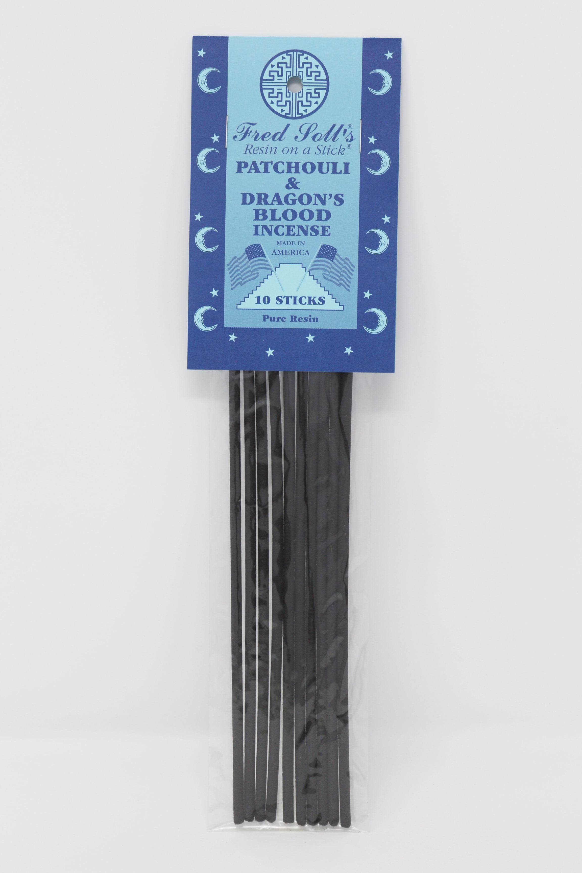 Fred Soll's® resin on a stick® Patchouli & Dragons Blood Incense (10 ...