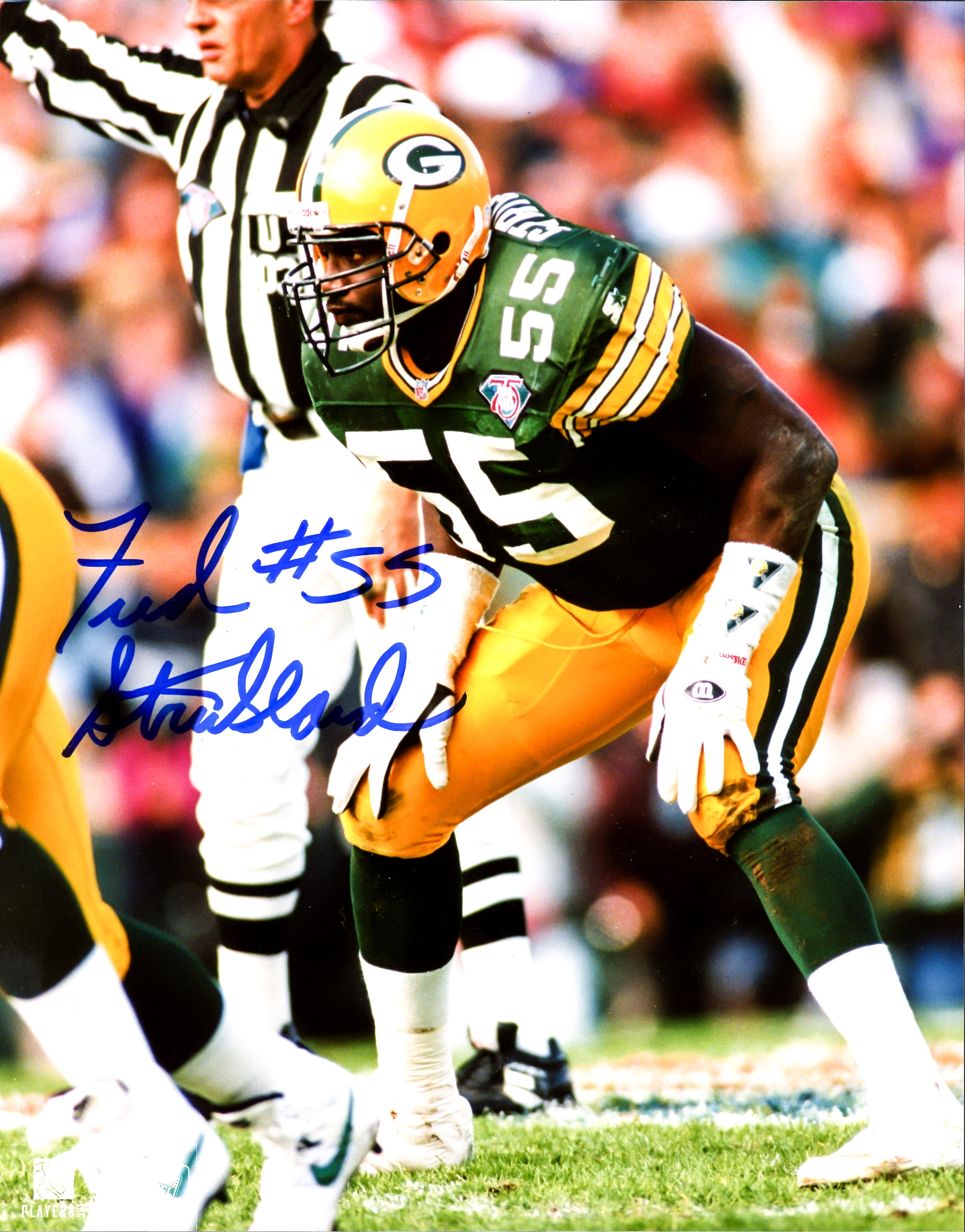 Fred Strickland Autographed 8x10 Photo Green Bay Packers SKU #243394 ...