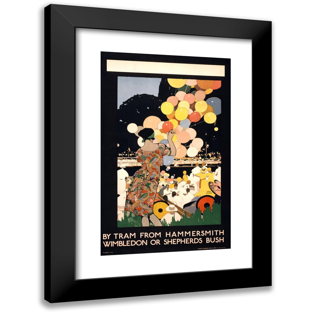Fred Taylor 13x18 Black Modern Framed Museum Art Print Titled - By Tram ...