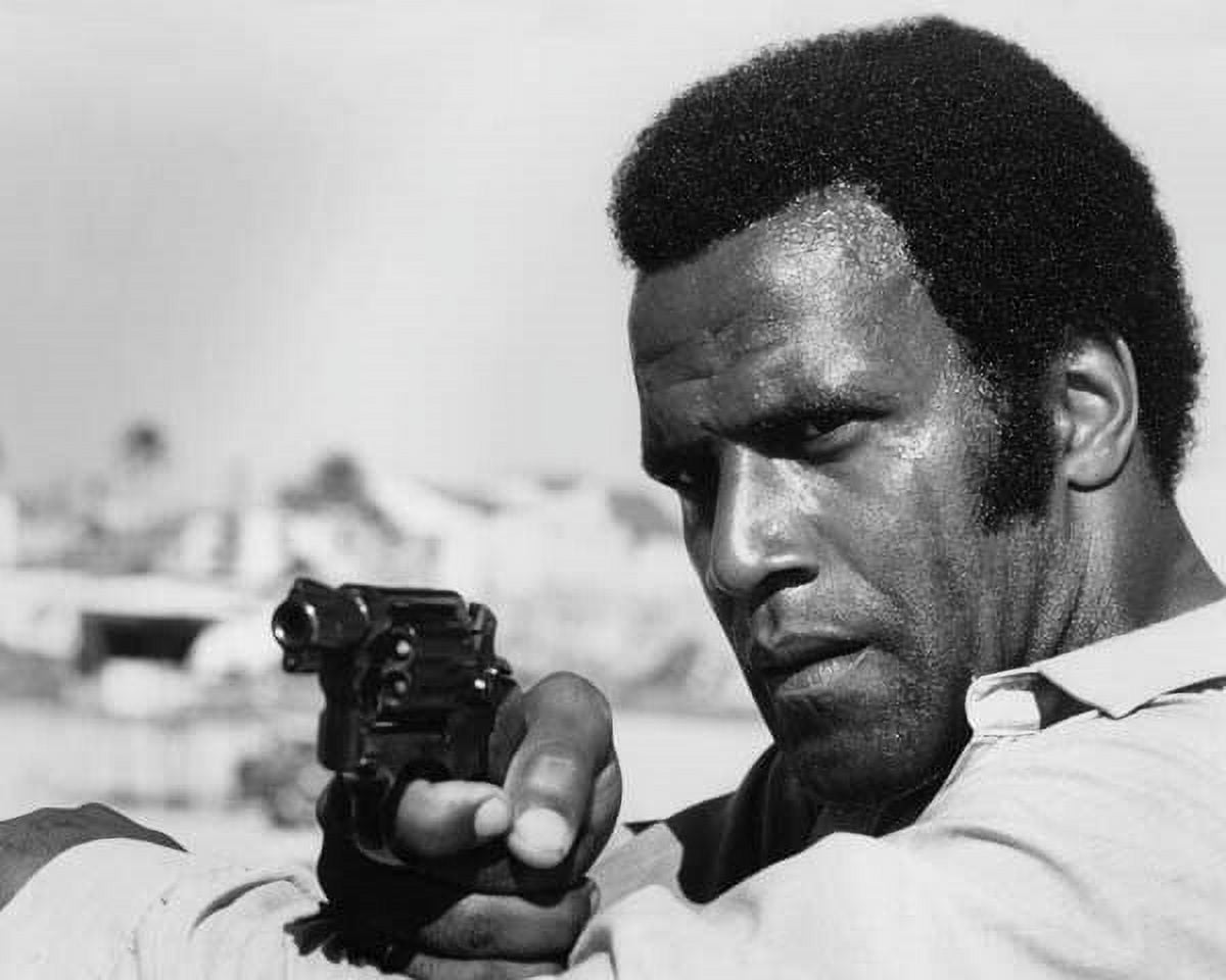 Fred Williamson aims gun 1974 Three The Hard Way 8x10 inch photo ...