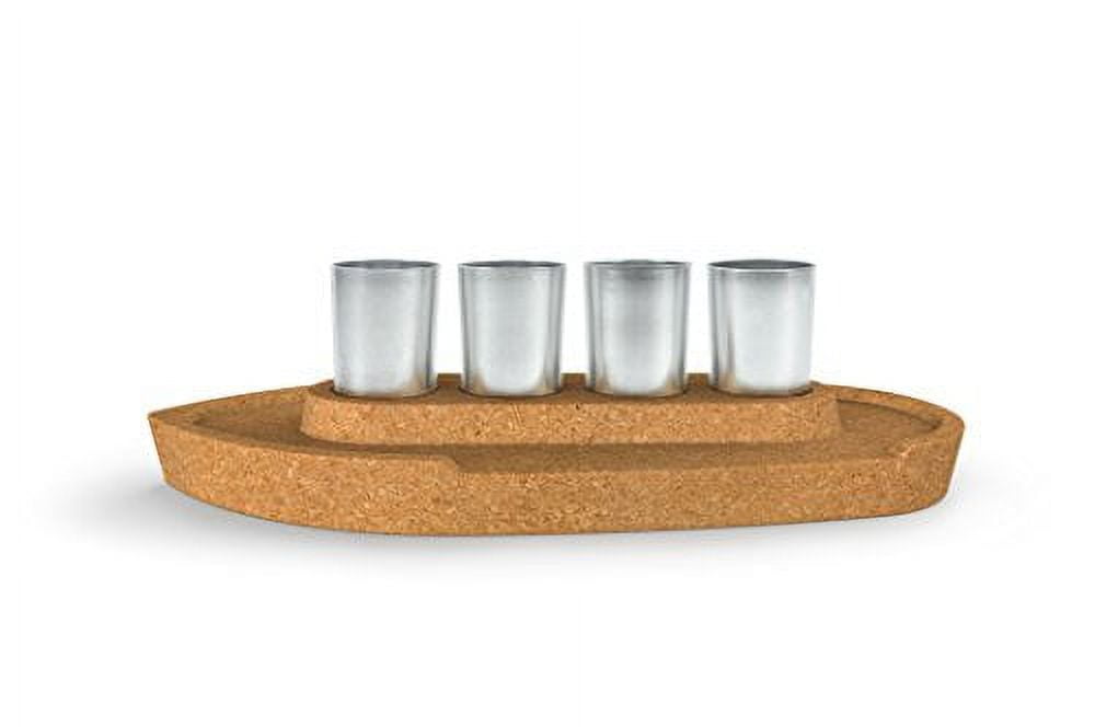 Fred and Friends FRED5232902 Party Boat Cork Tray and Shot Set ...