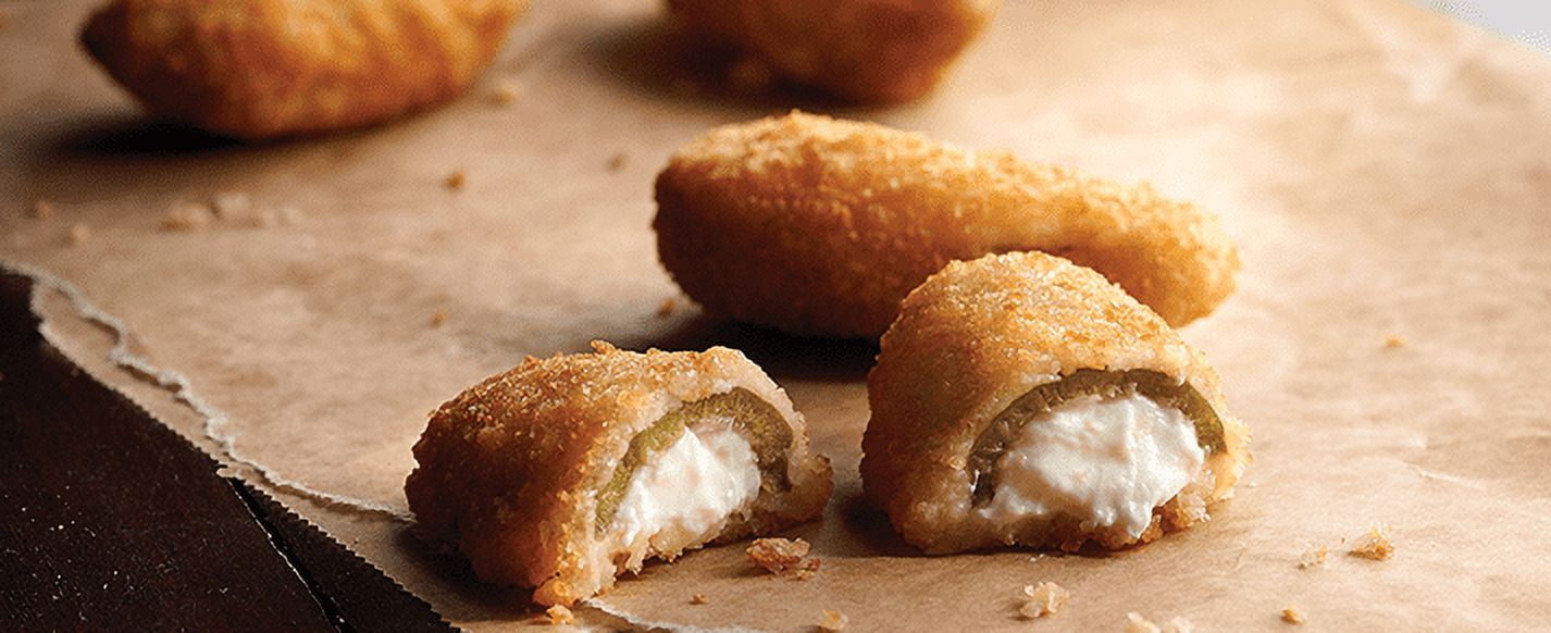 Fred's Breaded Cream Cheese Jalapenos - 4/3 lb Boxs - Walmart.com