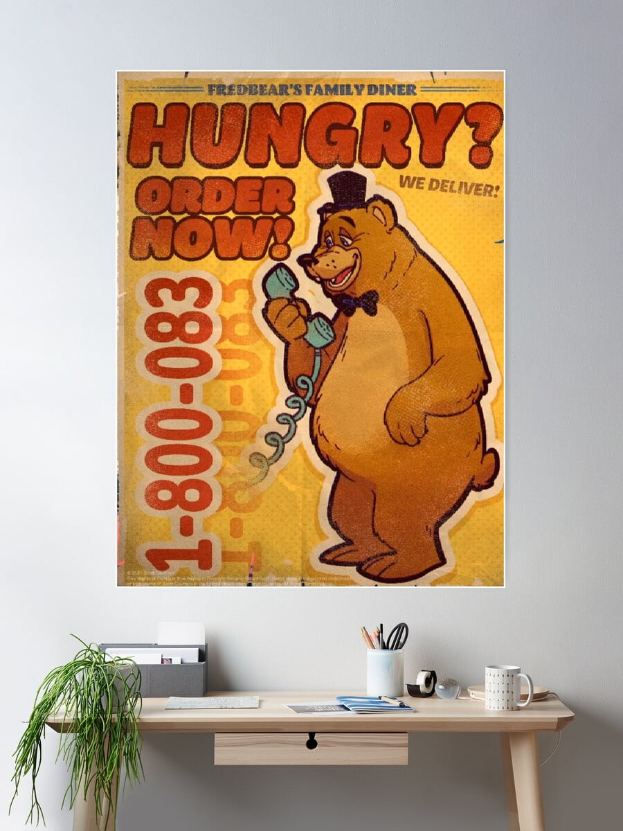 Fredbears'S Family Diner Poster From Security Breach Poster Wall Art ...