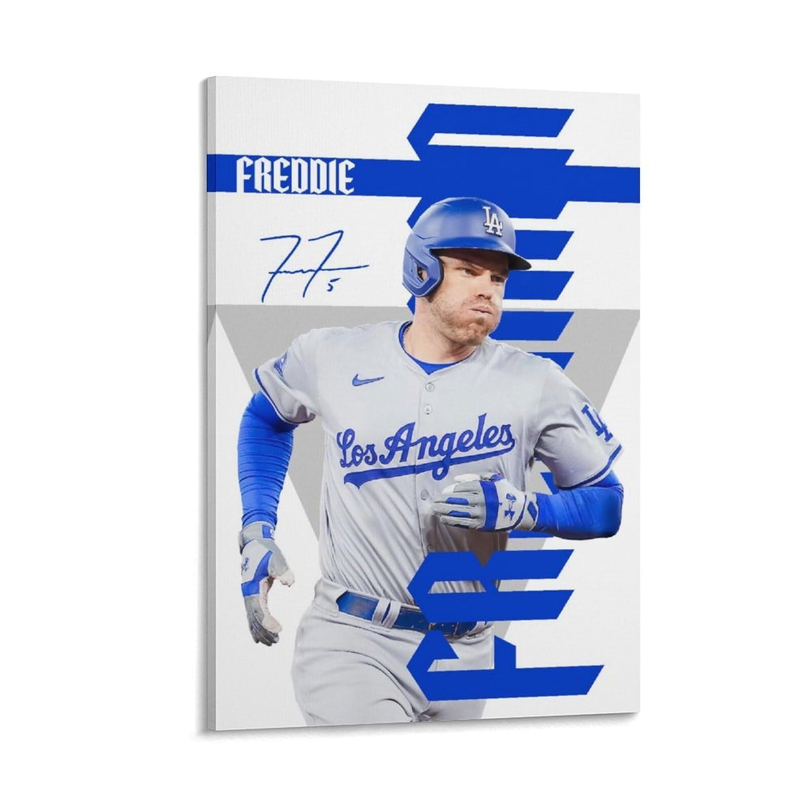 Freddie Freeman American Baseball Players Sports Celebrity Canvas Wall ...