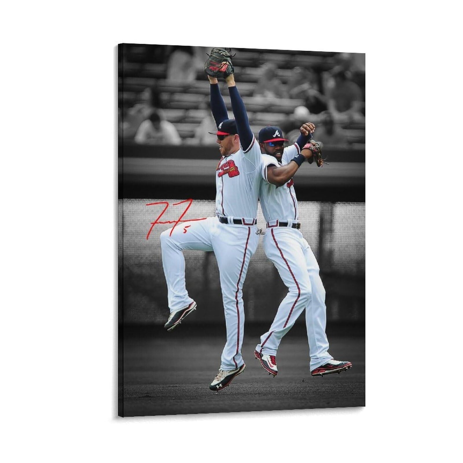 Freddie Freeman American Baseball Players Sports Celebrity Canvas Wall ...