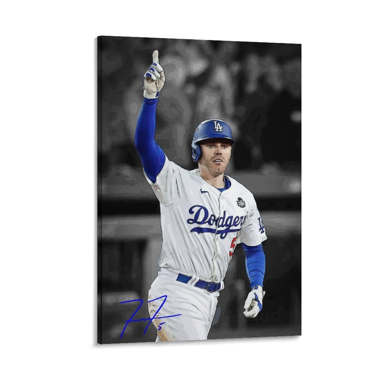 Freddie Freeman American Baseball Players Sports Celebrity Canvas Wall ...