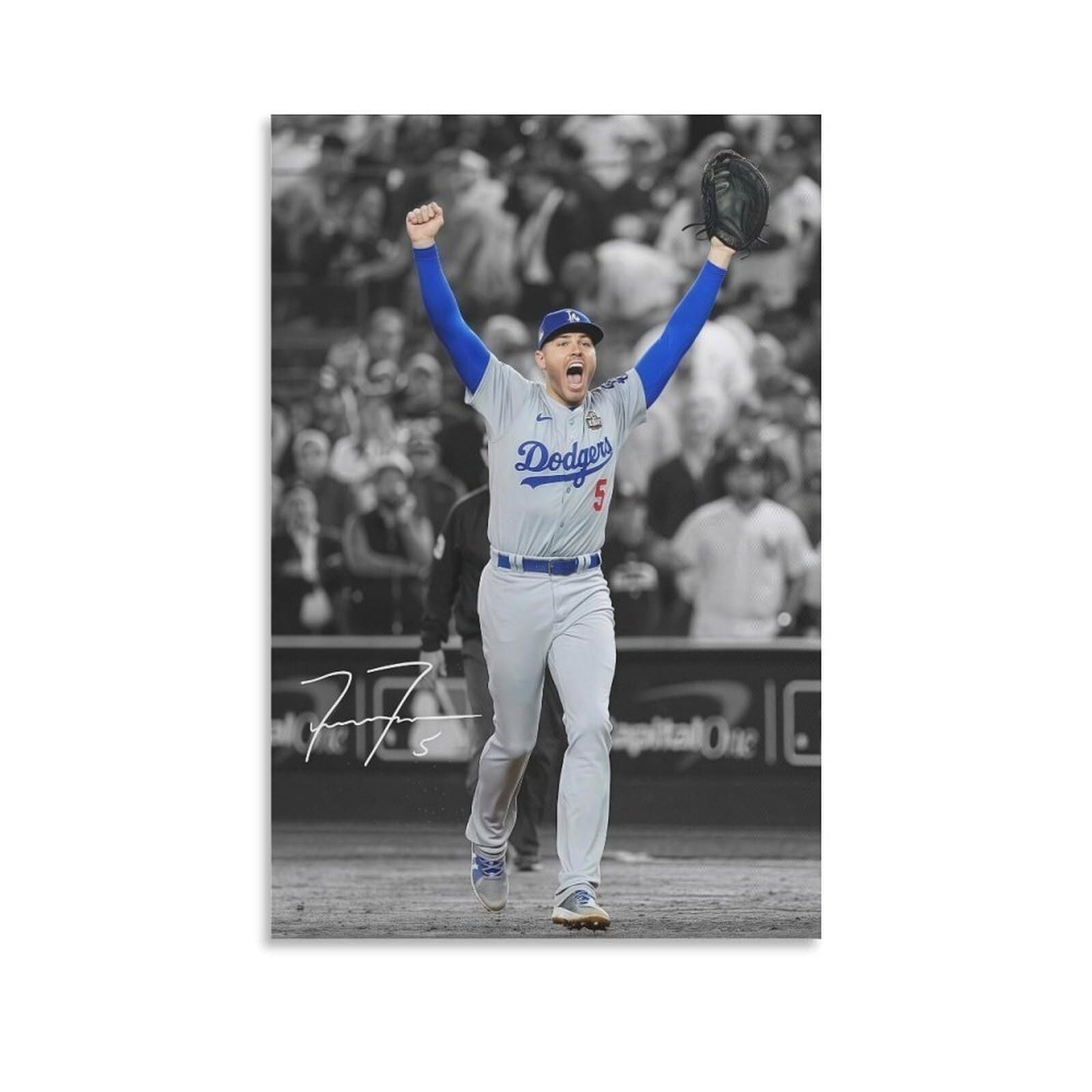 Freddie Freeman American Professional Baseball Player Canvas Wall Art ...