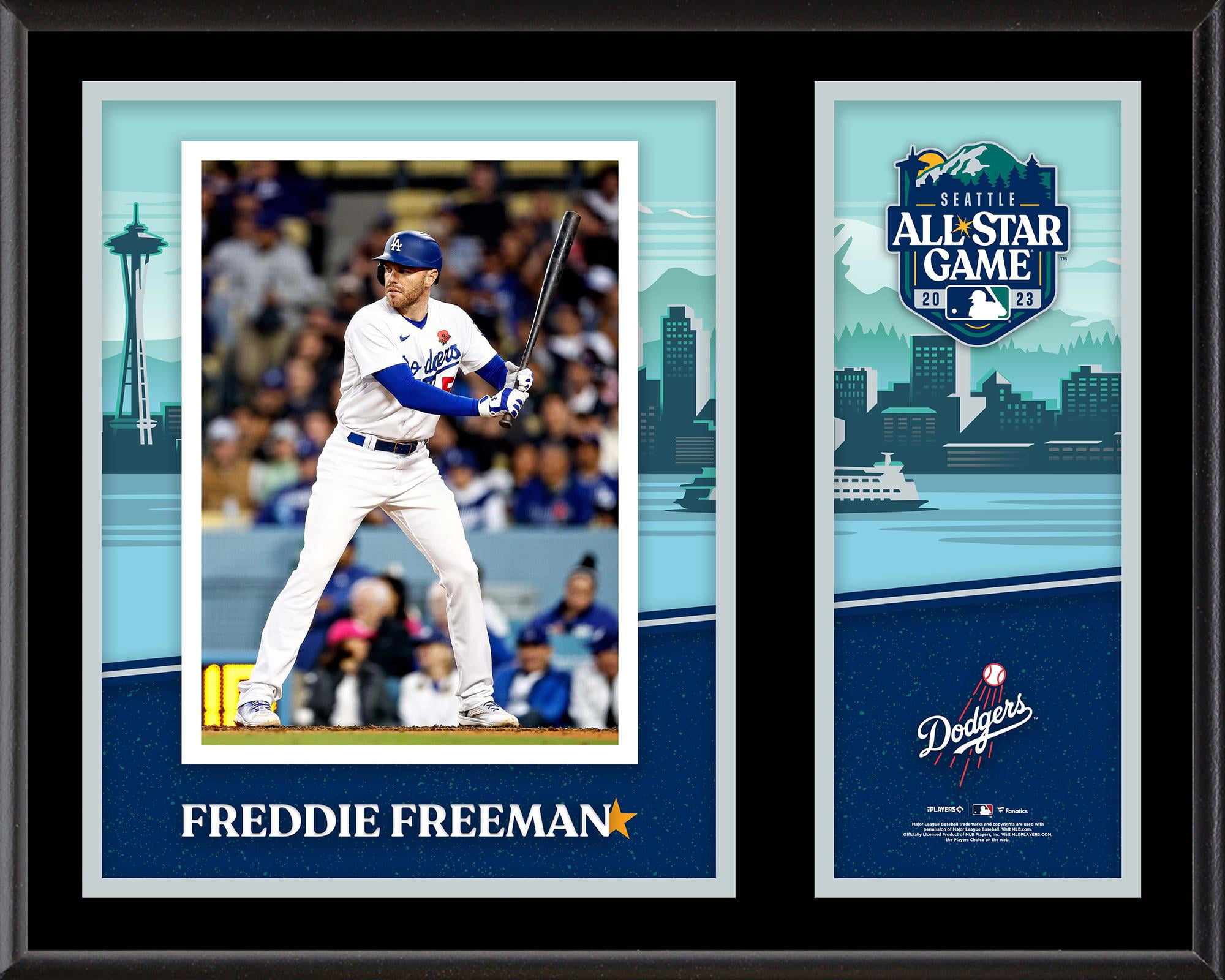 Freddie Freeman Los Angeles Dodgers 12" x 15" 2023 MLB All-Star Game ...