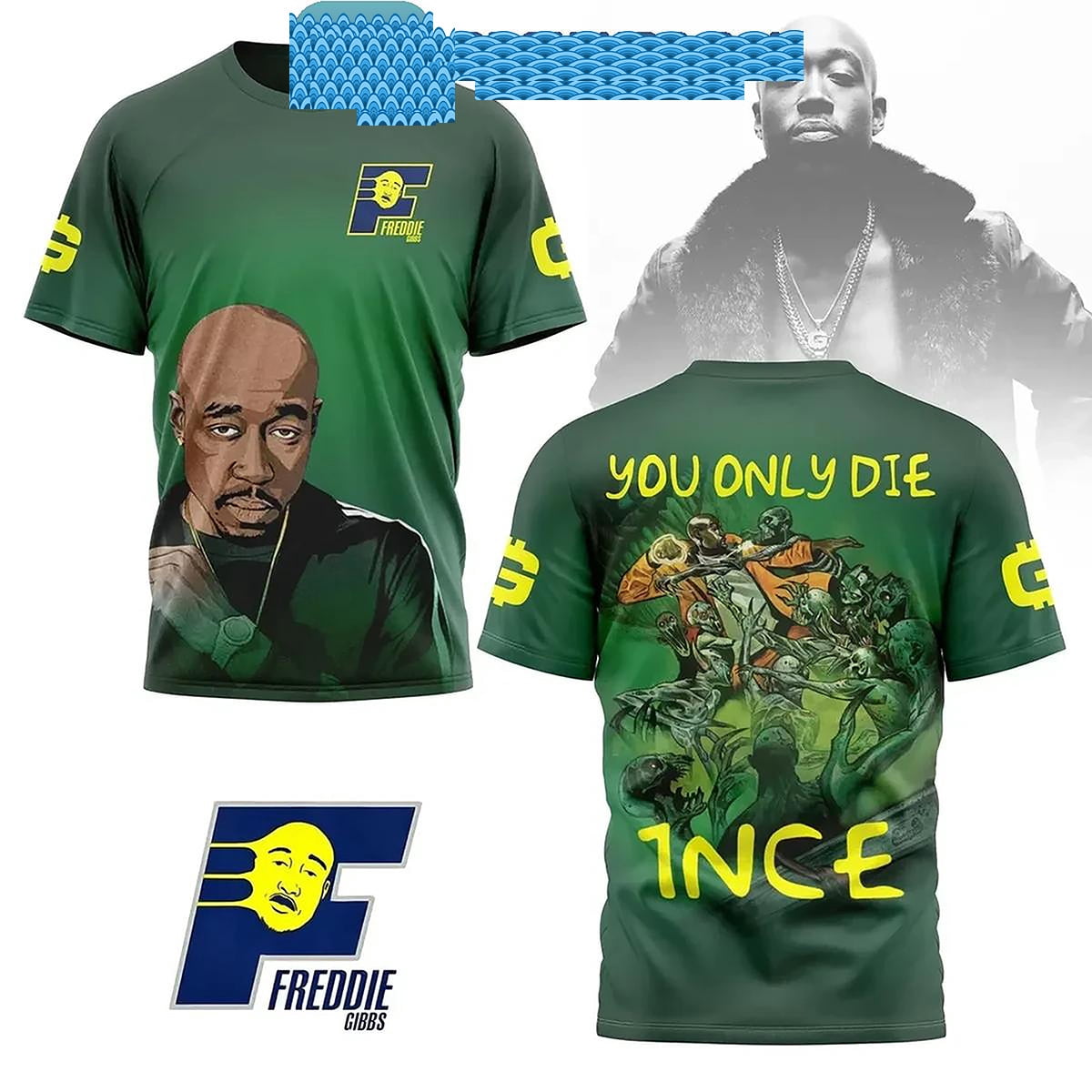 Freddie Gibbs You Only Die Once Hoodie T-Shirt - Walmart.com