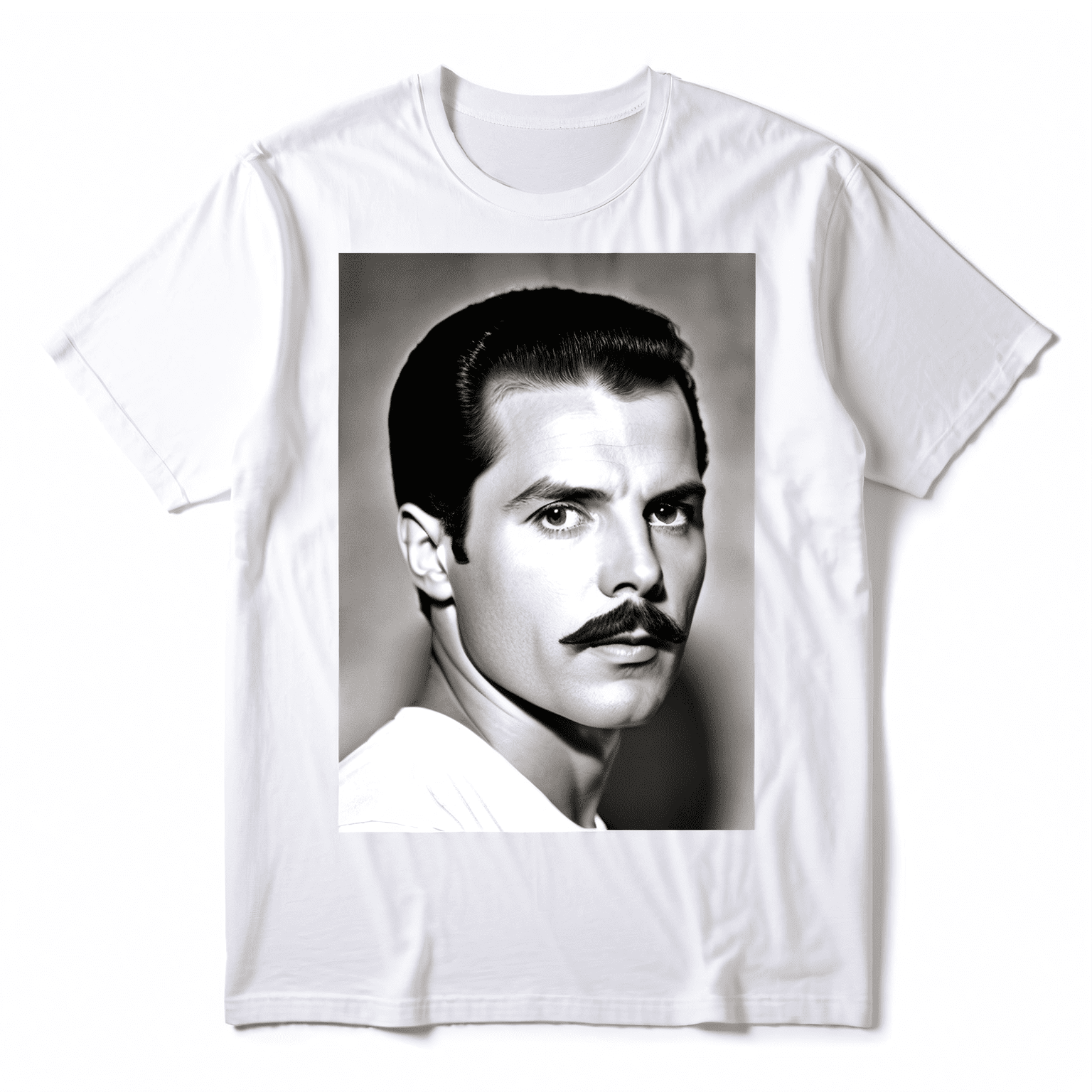 Freddie Mercury Official Bandw Shades Photo T Shirt