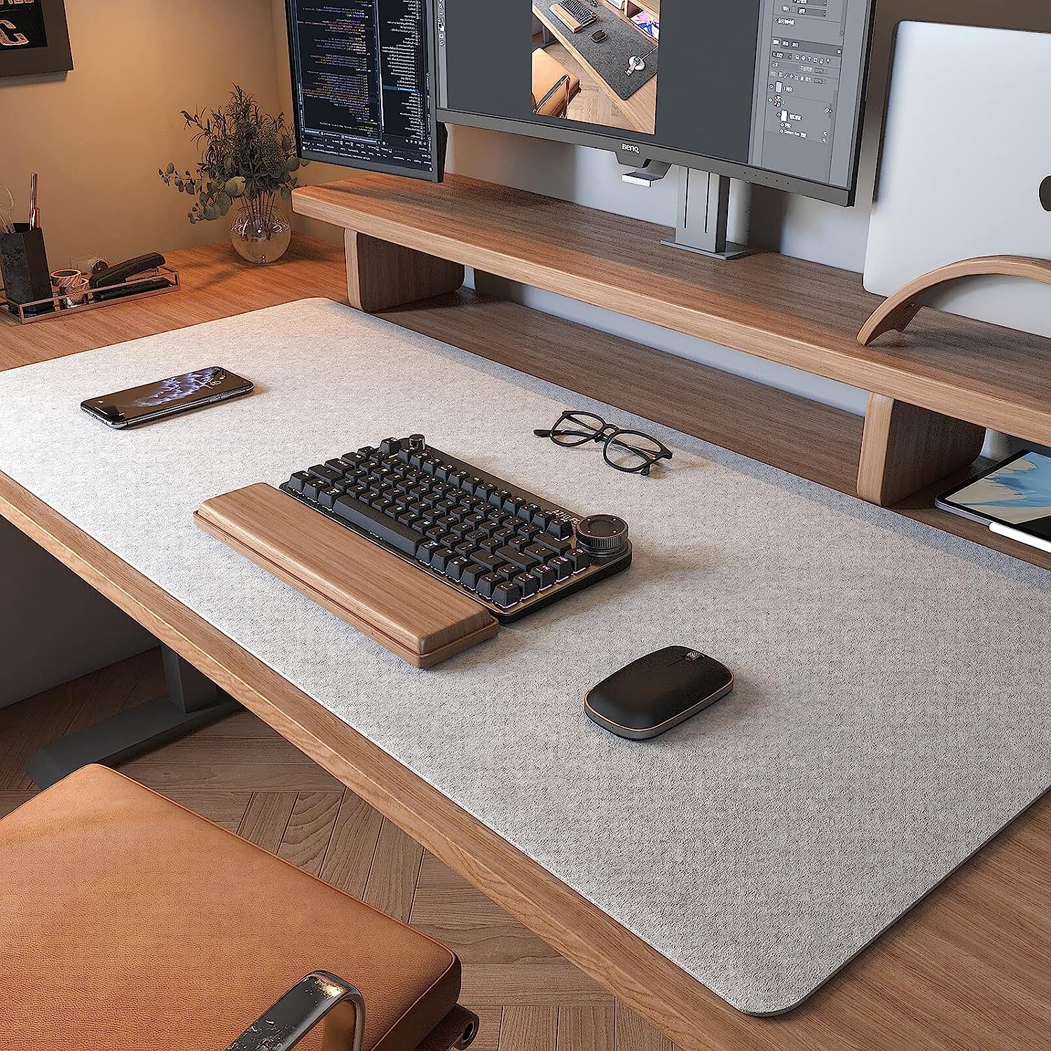 Freddo Felt Desk Mat Pad For Desktop Laptop Keyboard Gaming Mouse Pad ...