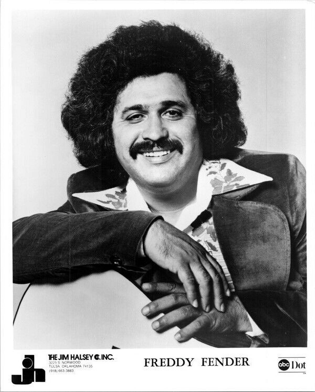 Freddy Fender 1970's country star promotional portrait 8x10 inch photo ...