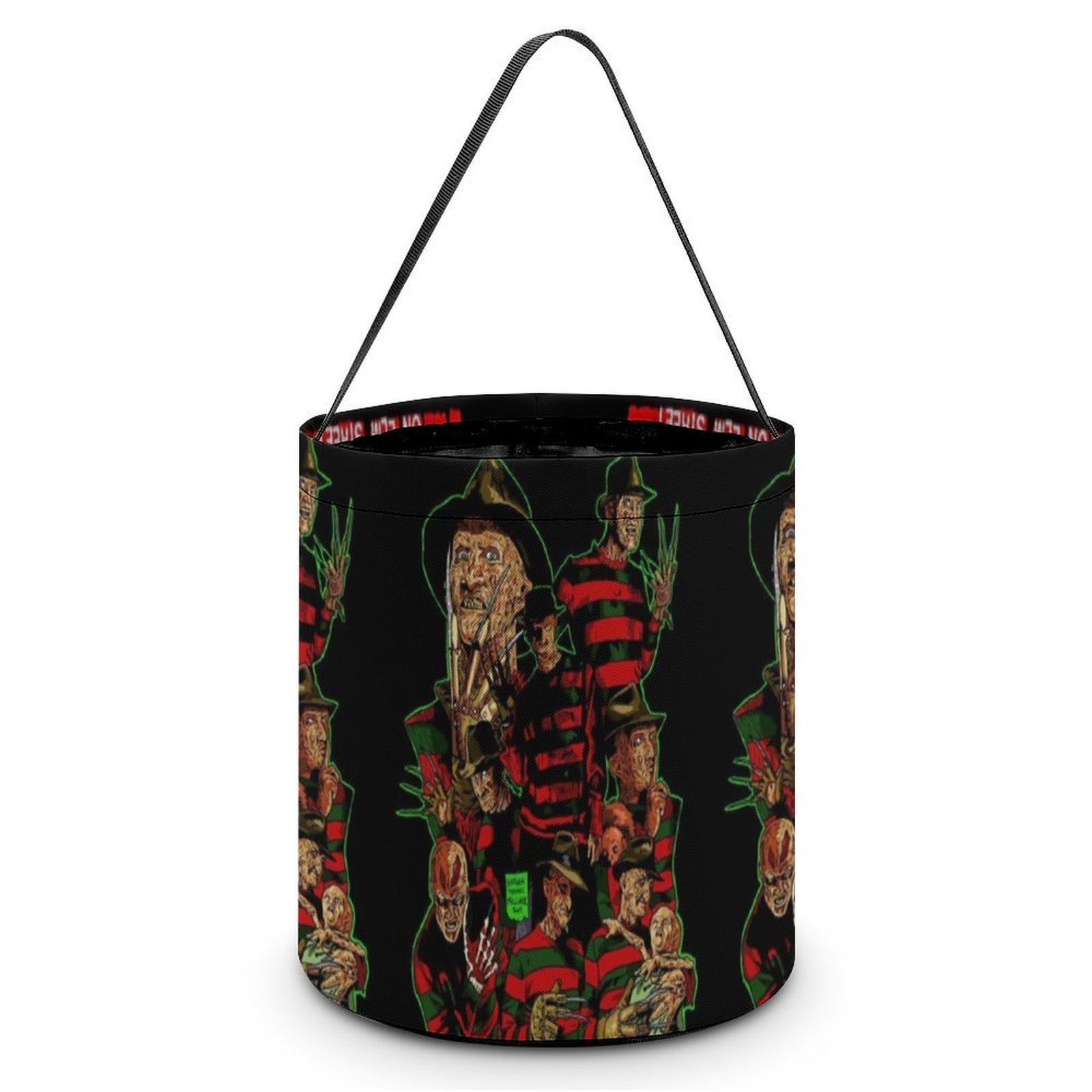 Freddy Krueger Candy Tote Bags Halloween Trick or Treat Bucket Bag ...