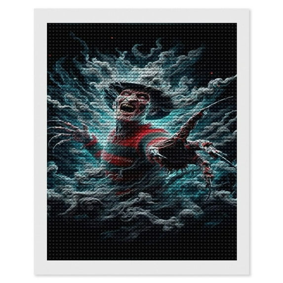 Freddy Krueger Diamond Art Kits, 5D Diamond Art for Home Wall Art Decor ...